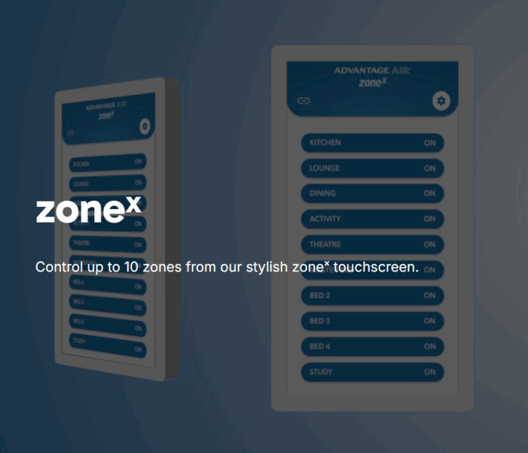 E-Zone Control System (Advantage Air) - Specialised Air Pty Ltd
